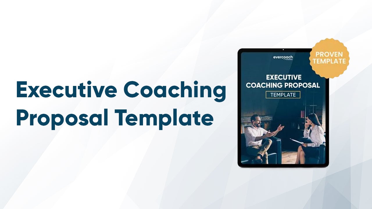 Free: Executive proposal template - Mindvalley Coach